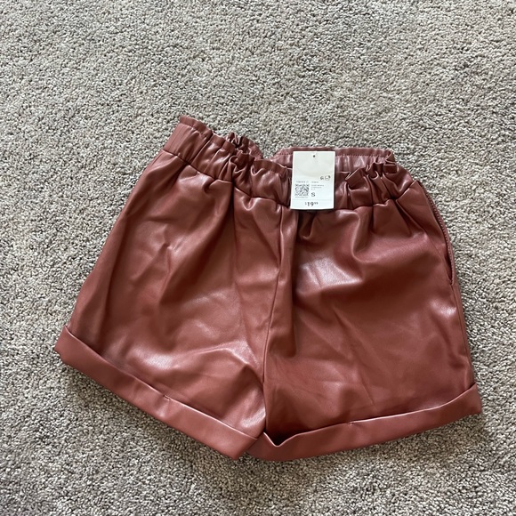 Forever 21 Leather Shorts